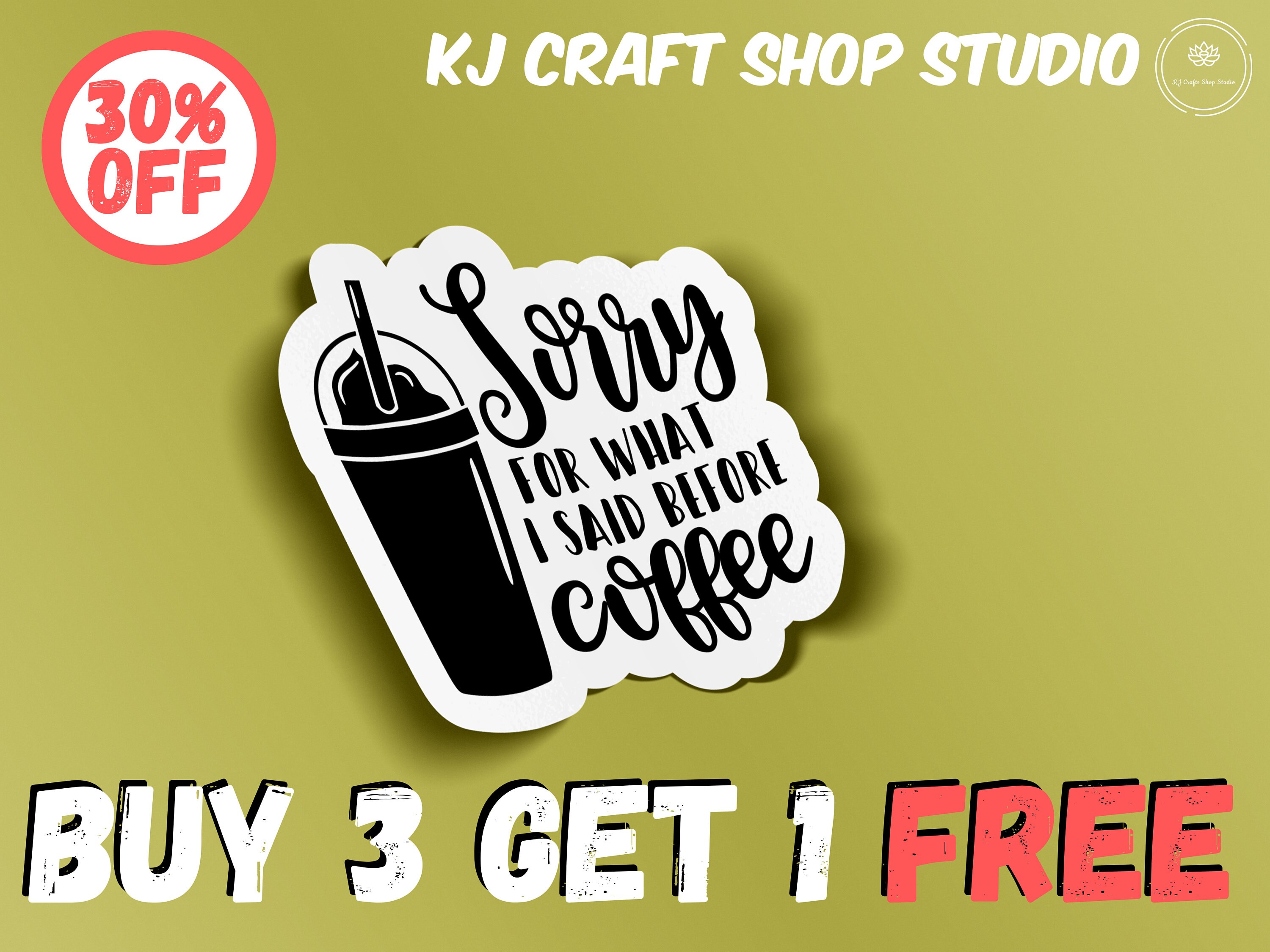 GET 30% OFF TODAYCoffee 1st Sticker Tumbler Stickers | Etsy