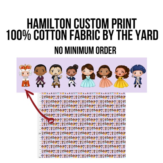Hamilton Fan Fabric Custom Fabric Design Sewing Quilting | Etsy