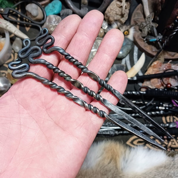 Forged Hair Stick Etsy