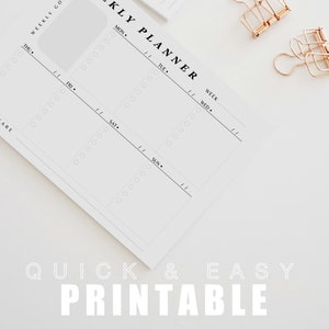 Weekly Planner Printable to Do List 2024 To-do List Printable Instant ...