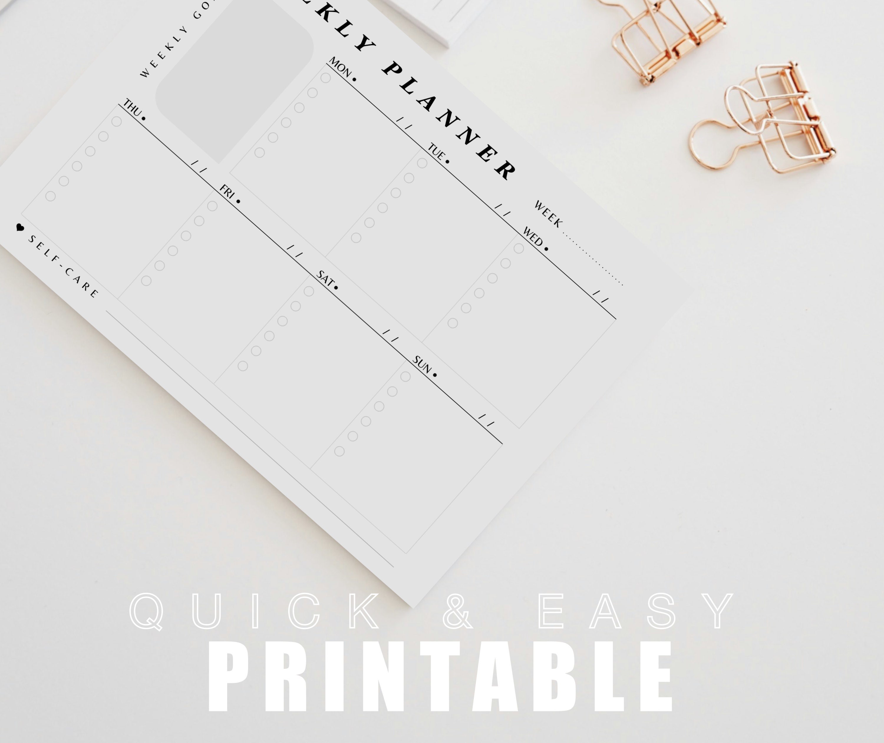 Weekly Planner Printable to Do List 2024 To-do List Printable Instant ...