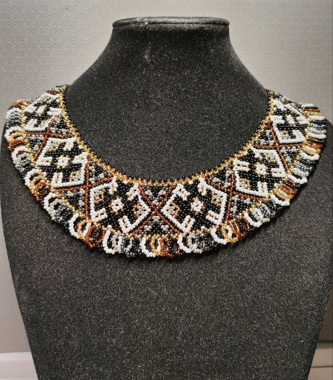 Beaded Collar Necklace Necklace Beaded Sylanka Traditional Jewelry to ...