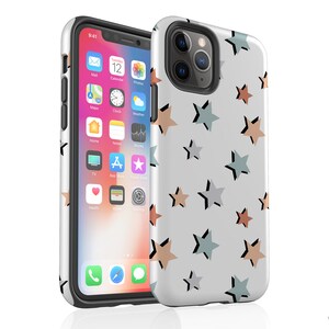 Colorful Star Phone Case Girly Aesthetic Design - Etsy