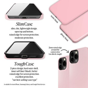 Pink Cow iPhone Case, Pink and White Cow Print Phone Case for iPhone ...