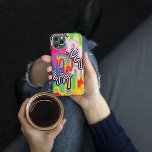 Indie Aesthetic Phone Case Trippy Pattern Cover for iPhone 7, 8 Plus ...