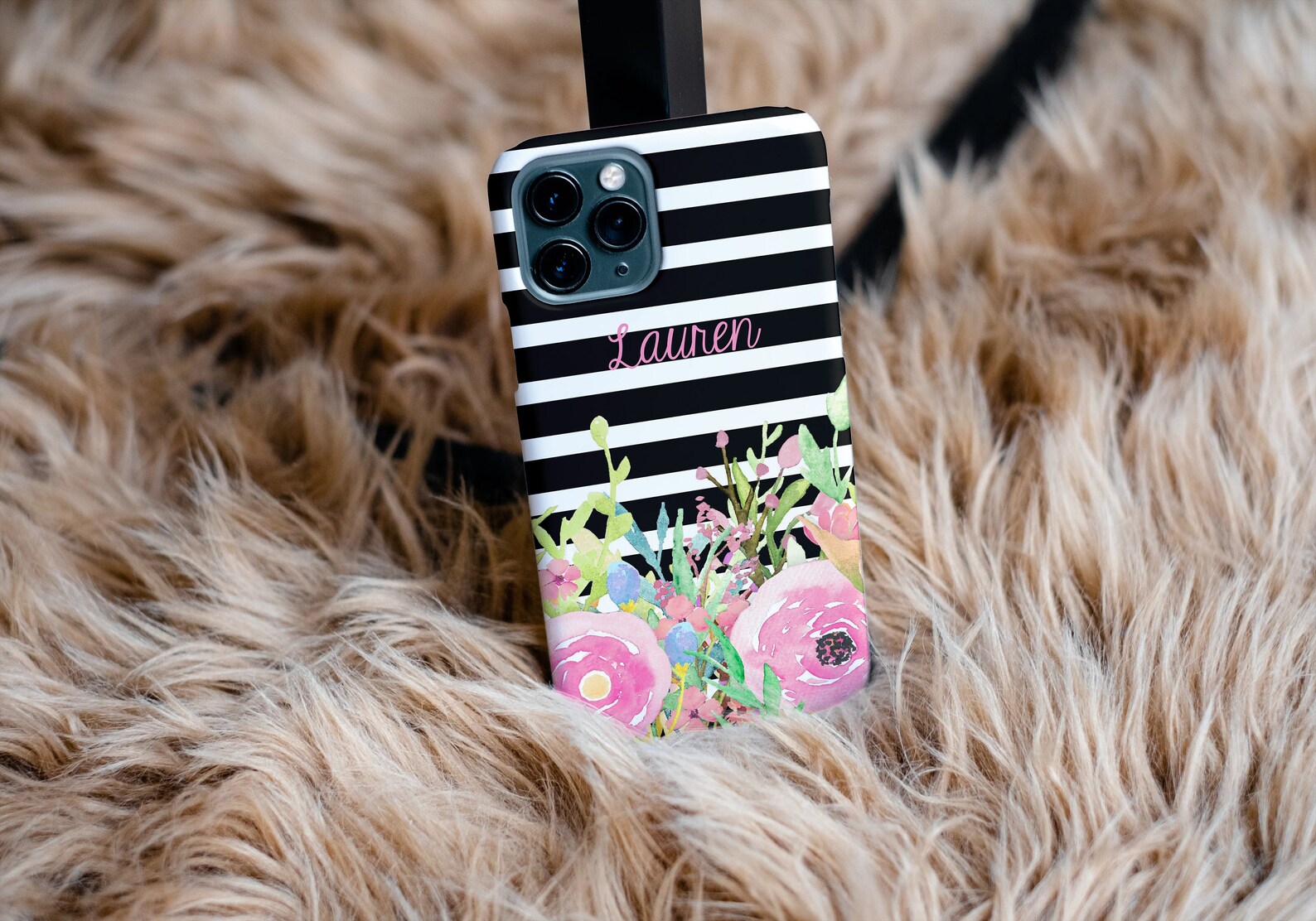Personalized Phone Case Floral Custom Christmas Gift or - Etsy