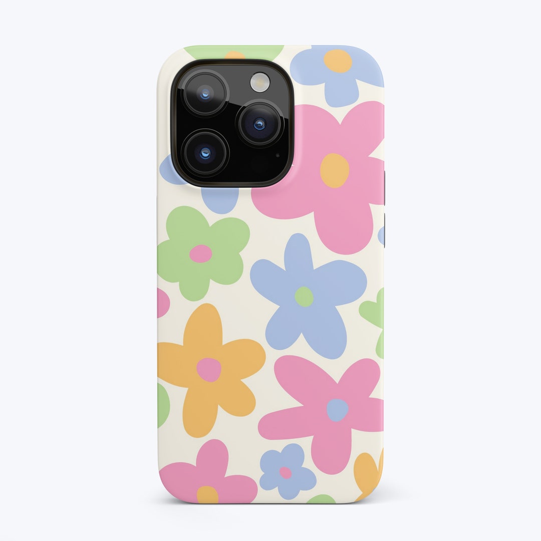 FLOWER POWER iPhone 15 Pro Case Floral Pixly Case© Best iPhone 15 Cases, Groovy iPhone 14 Pro ...