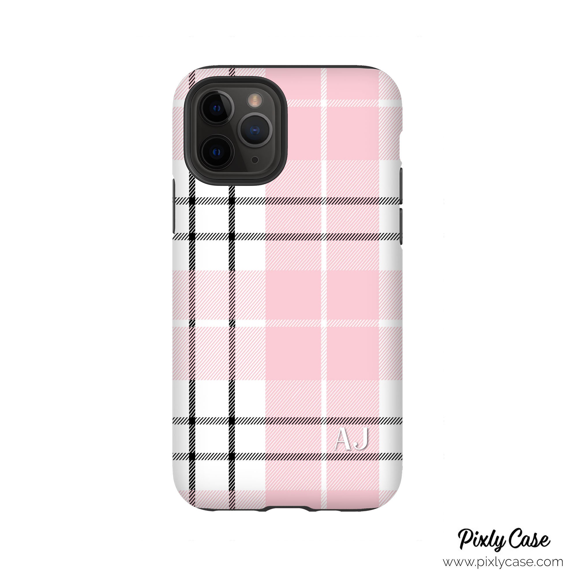 Pink Plaid Iphone 6 6s 7 8 Plus X XR 11 Pro Max Case Custom - Etsy