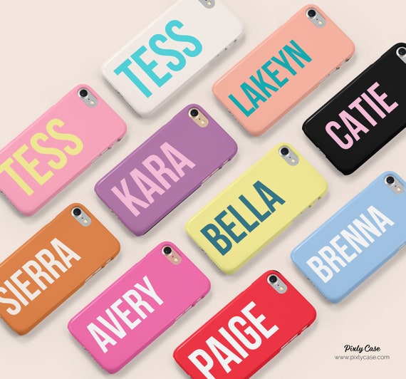 Name Iphone Case Personalized Large Name Iphone 11 Case Custom - Etsy