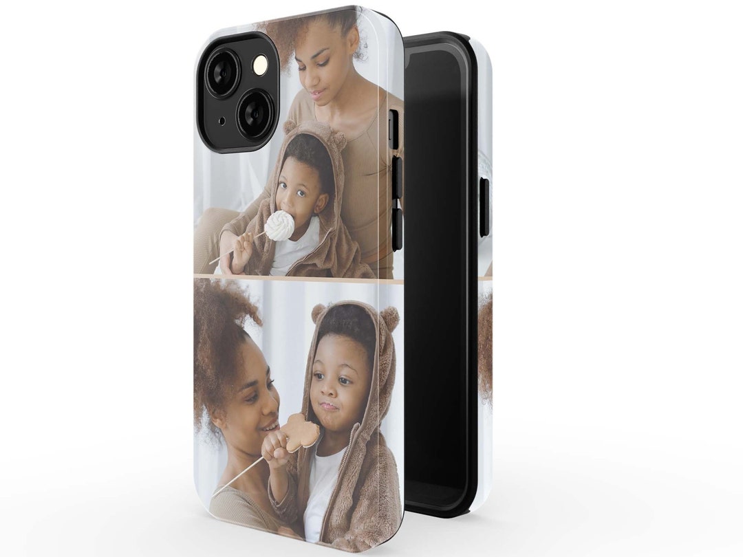 Custom Photo Collage Phone Case, Personalized Gift Cover iPhone 13 Pro ...