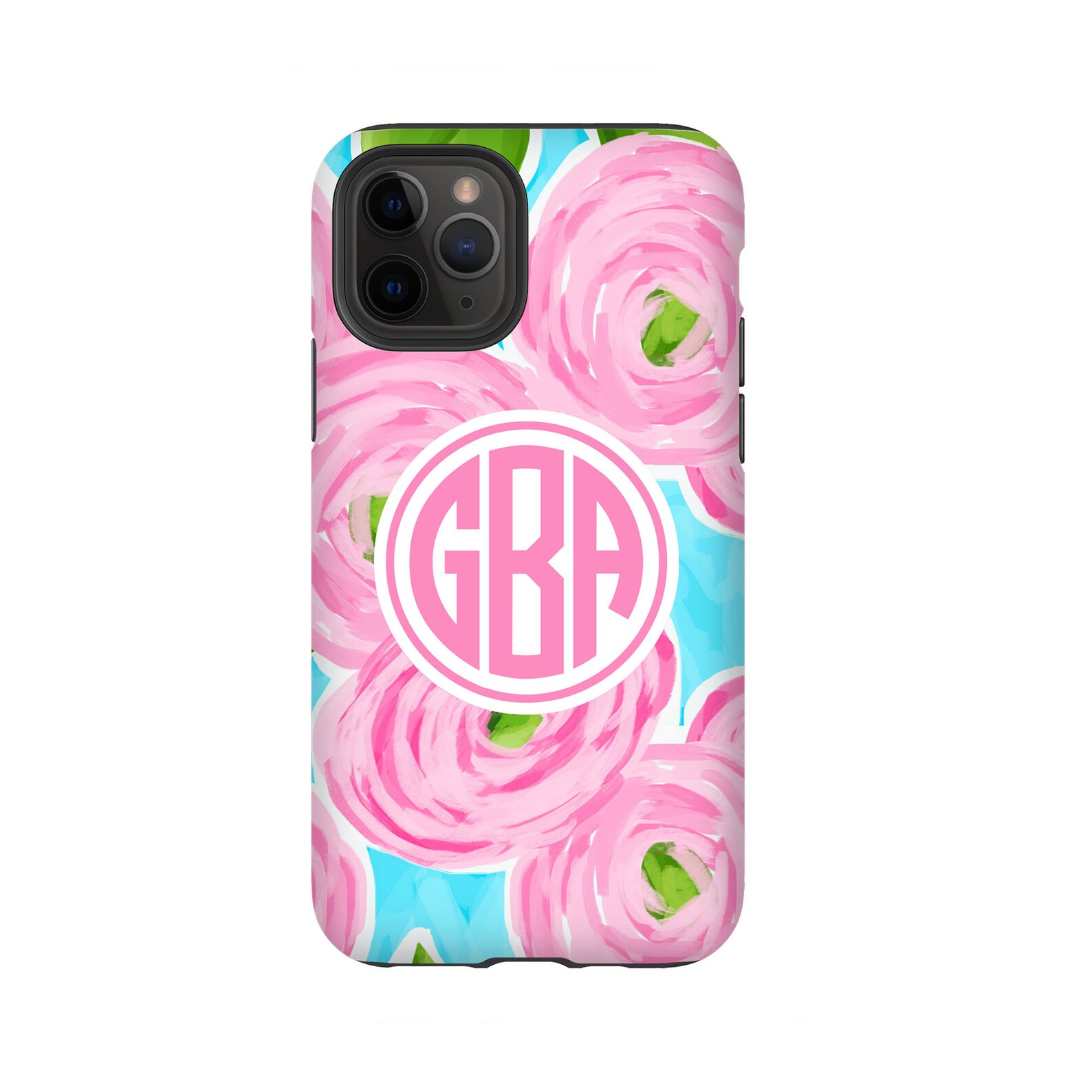 Preppy Monogram iPhone Case Personalized Monogram iPhone Case - Etsy