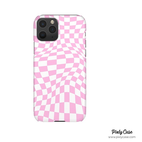 Trippy Checkers Phone Case Psychedelic Iphone Case - Etsy