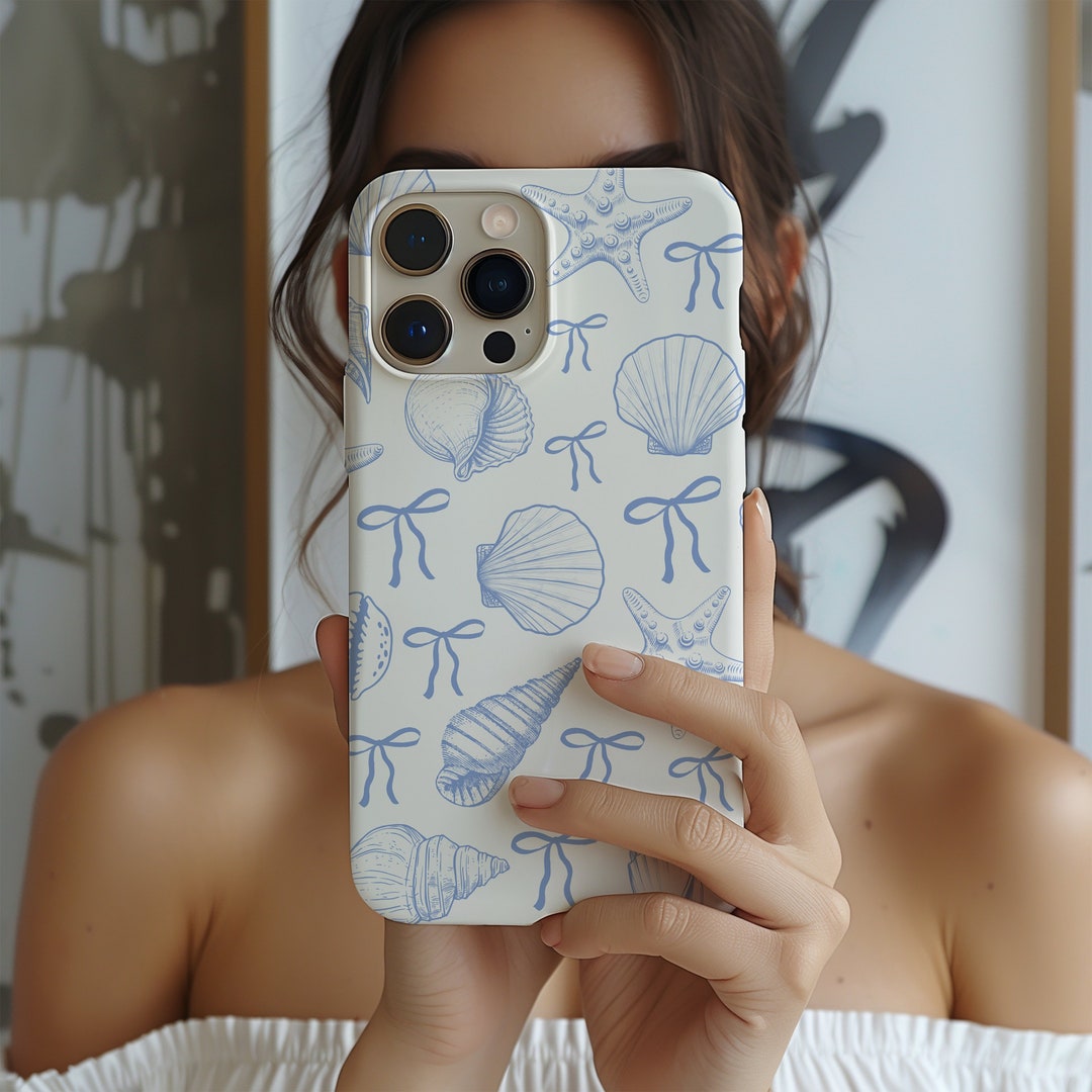 Seashell Phone Case Beach Phone Case Coquette Aesthetic Coastal Granddaughter Case for iPhone 15 ...