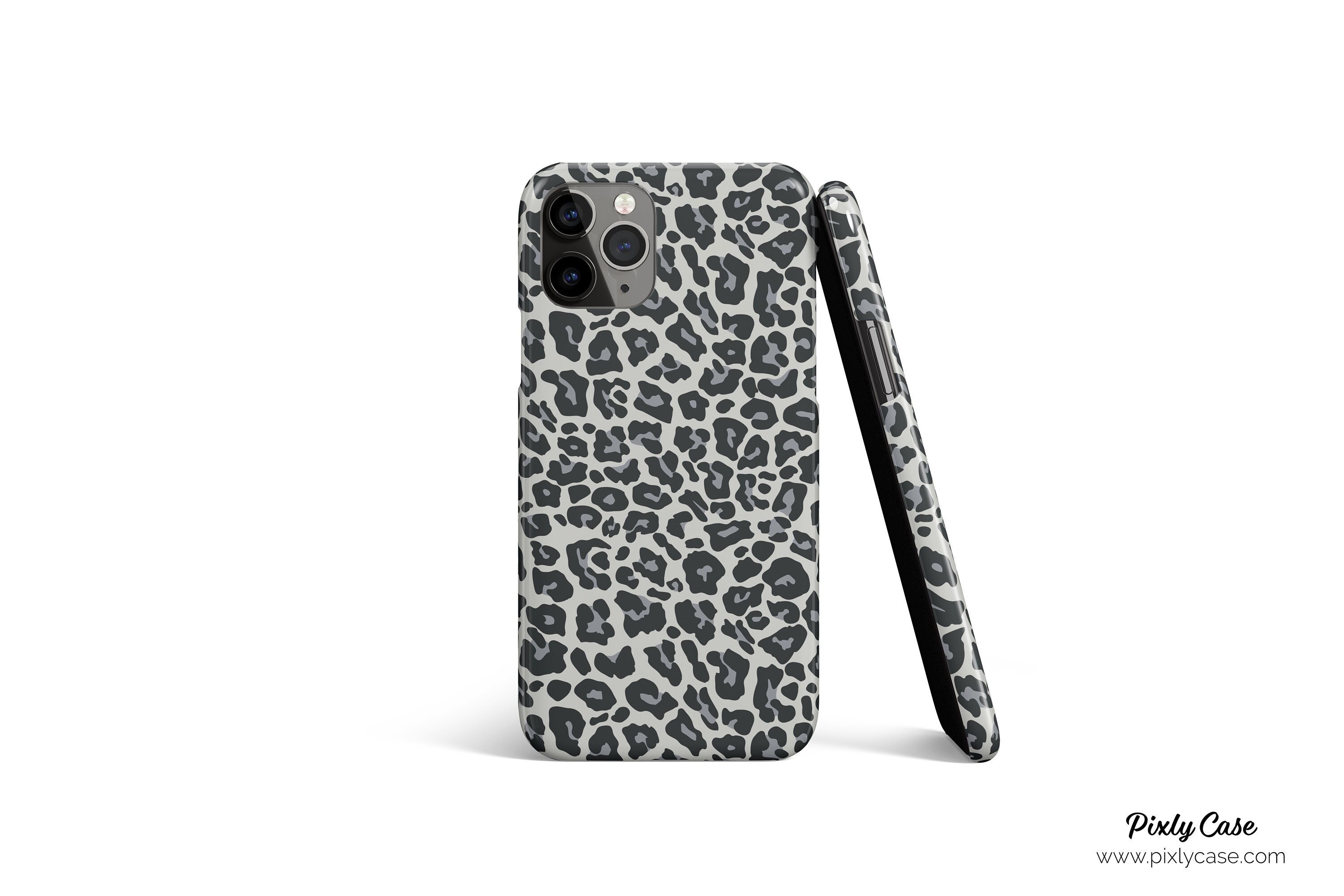 GRAY LEOPARD Iphone 12 Pro Case Iphone 11 Phone Case Leopard - Etsy