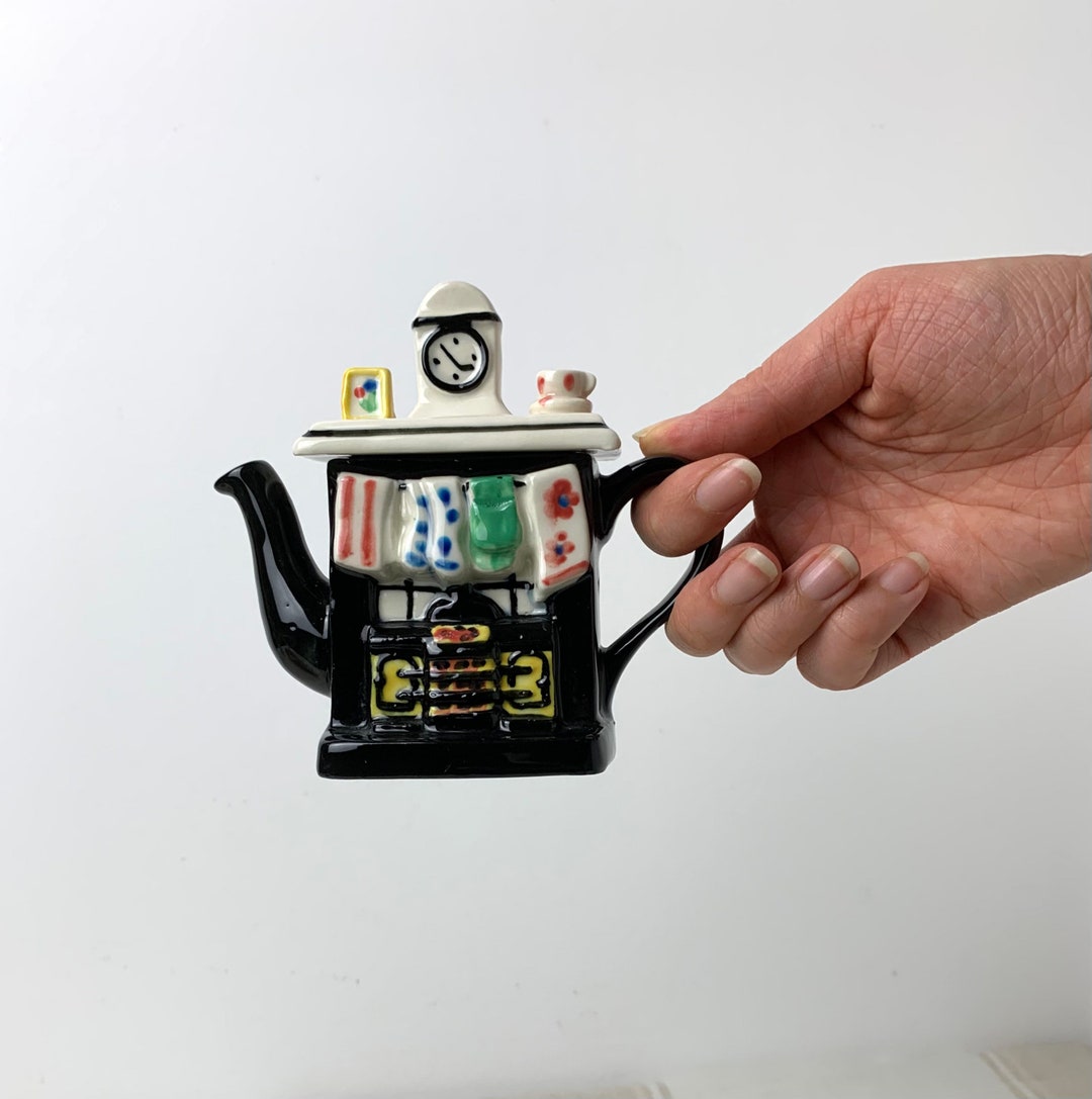 Miniature Tony Carter Mantelpiece Fire Place Teapot Mini Collector ...