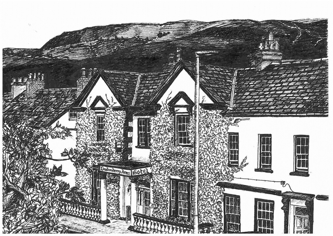 Commissioned Custom Pen Ink Drawing Illustration Handmade - Etsy