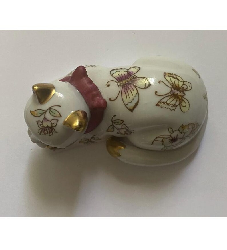 Vintage, Franklin Mint, Curio Cabinet Cats Collection, Japanese Satsuma ...