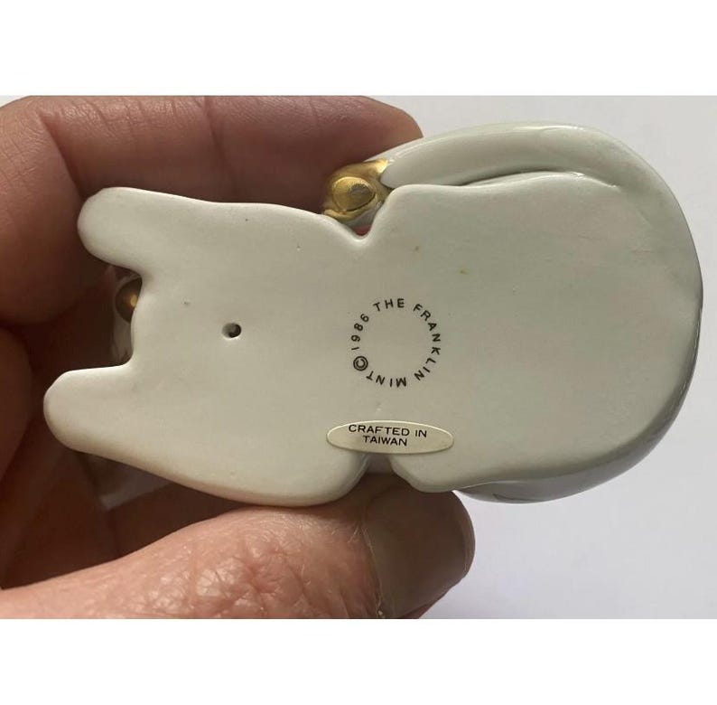 Vintage, Franklin Mint, Curio Cabinet Cats Collection, Japanese Satsuma ...