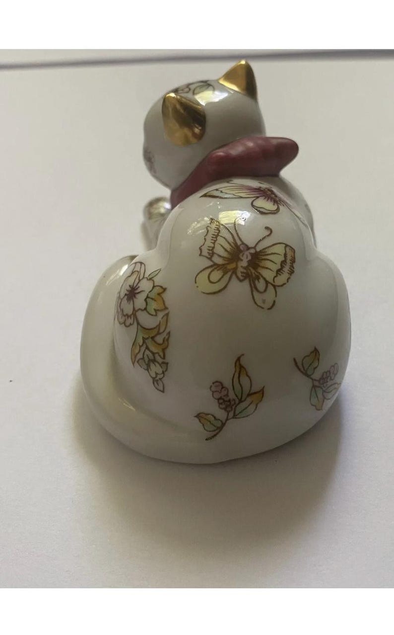 Vintage, Franklin Mint, Curio Cabinet Cats Collection, Japanese Satsuma ...