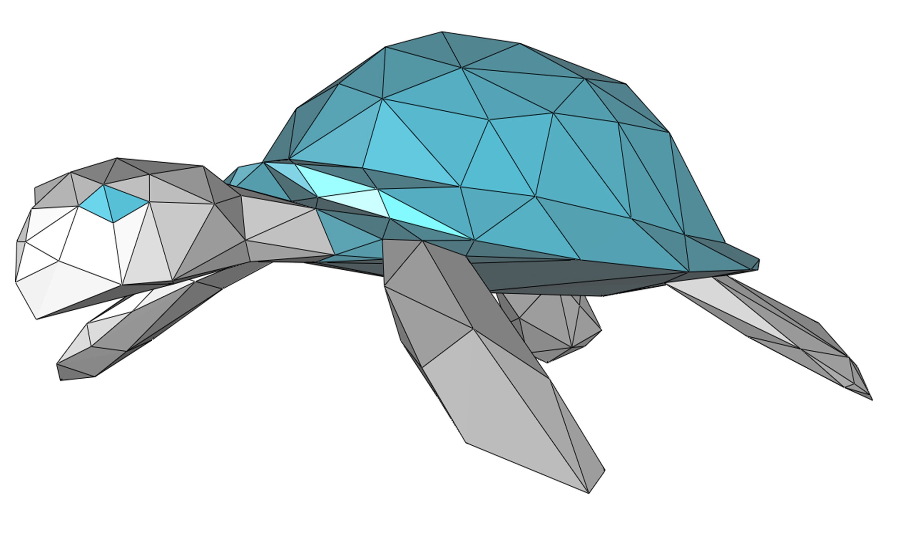 Sea Turtle Papercraft