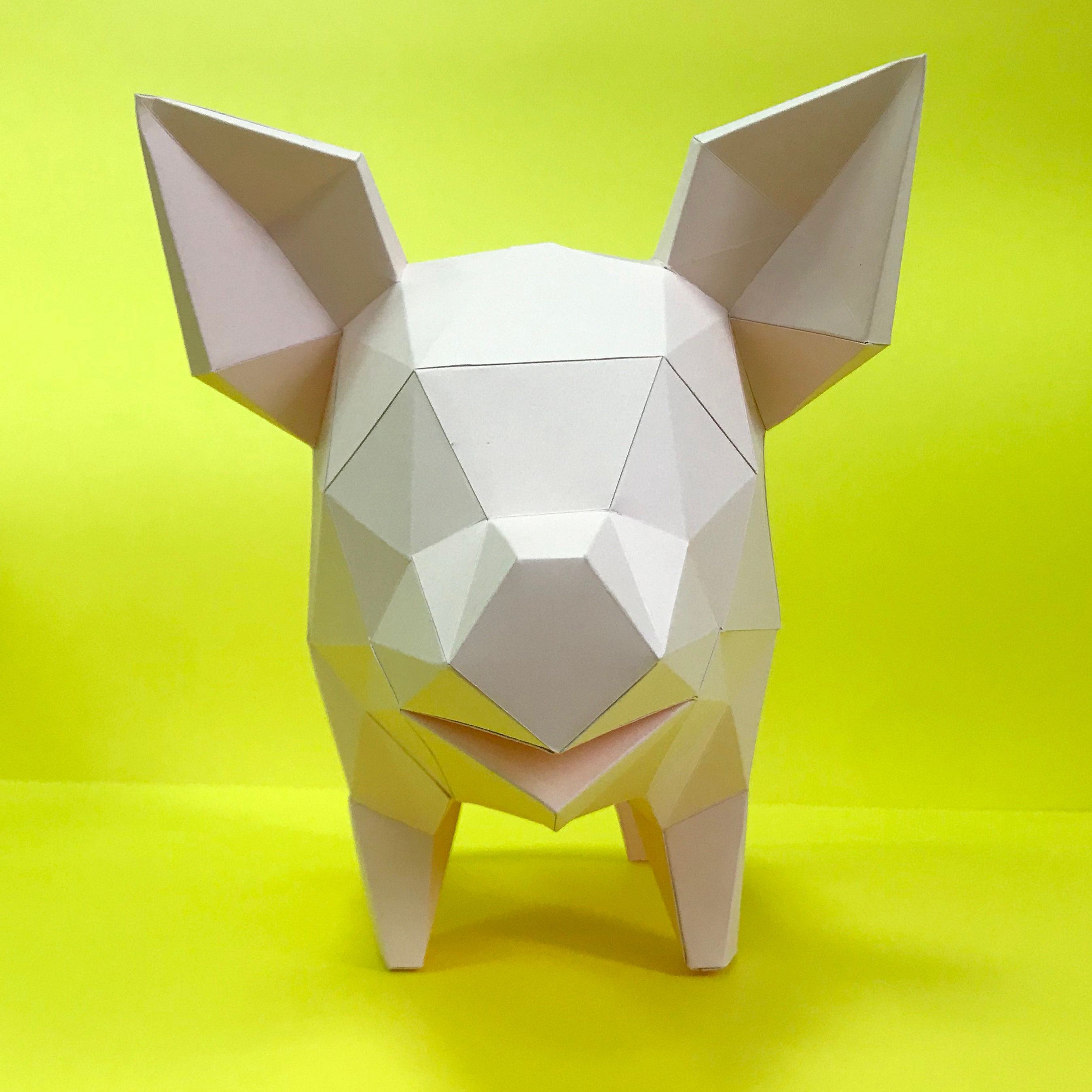 Papercraft Piggy Bank PDF Template DIY Paper Low Poly Pig 3D Etsy Papercraft Piggy Bank PDF Template DIY Paper Low Poly Pig 3D Etsy