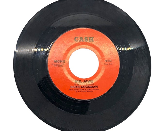 Vintage Mr. Jaws-irvs Theme by Dickie Goodman (1975, 45 RPM Vinyl, Cash ...