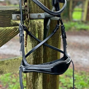 Easy Ride Bitless / Bitted Leather 4-way Bridle Evo Equine - Etsy