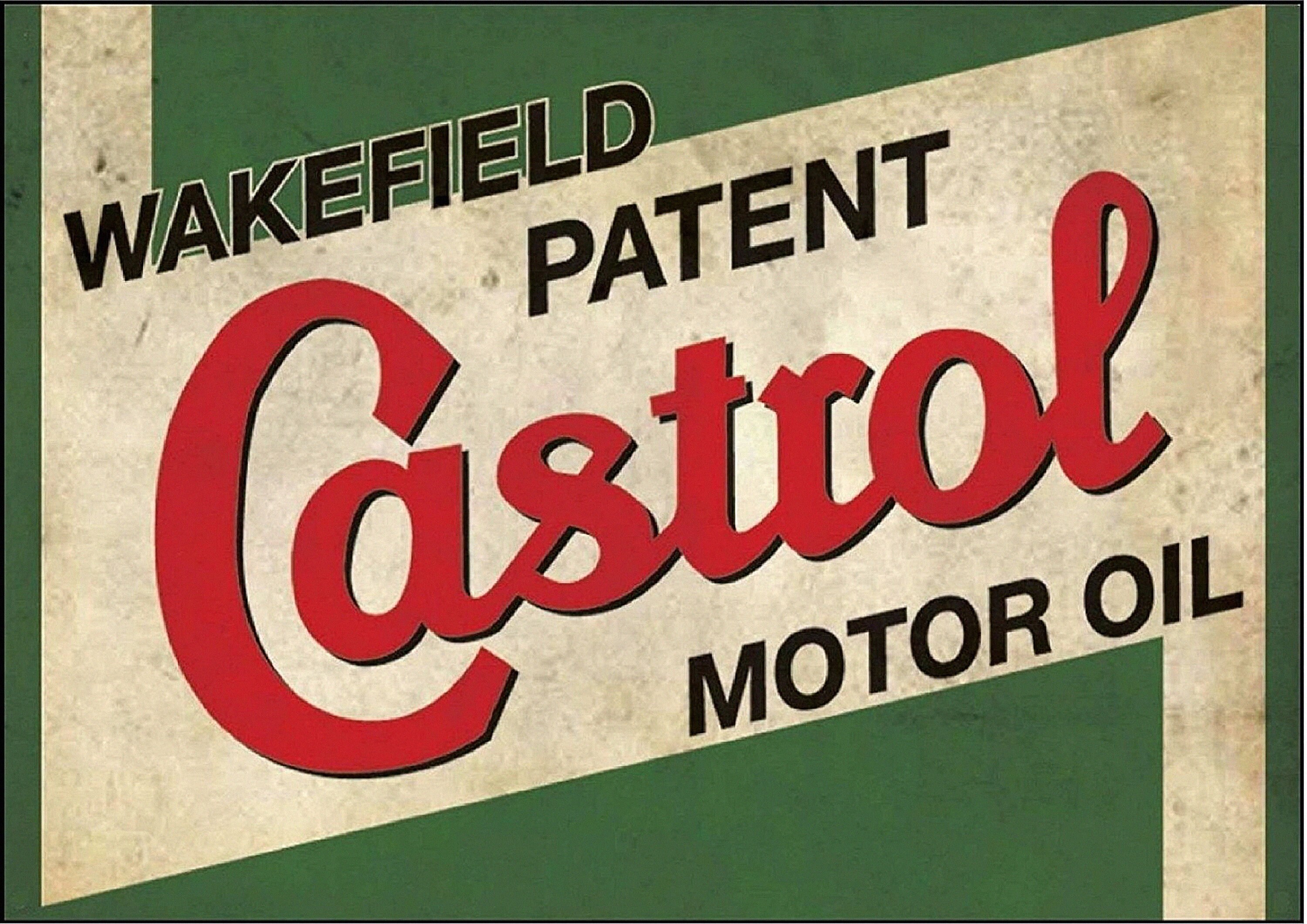 Reproduktion Vintage Motoring Poster Castrol Motor | Etsy