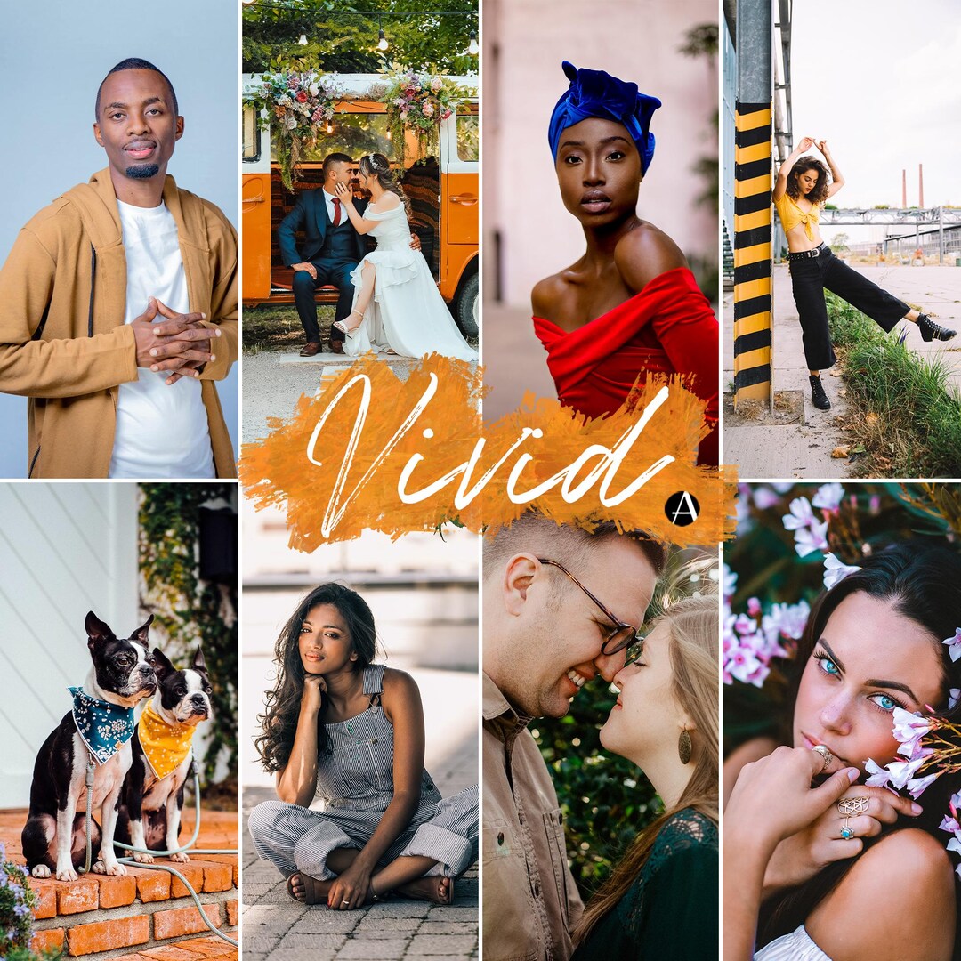 VIVID Presets for Lightroom Desktop & Mobile Vibrant Film Filters Influencer Blogger Film Style ...