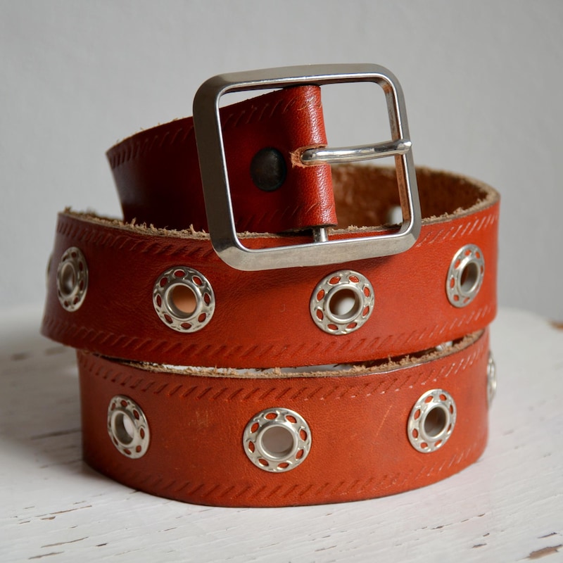Studded Belt - Etsy