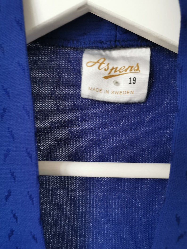 Vintage 90's Royal Blue Open Jacket Spring Blazer Leaf - Etsy