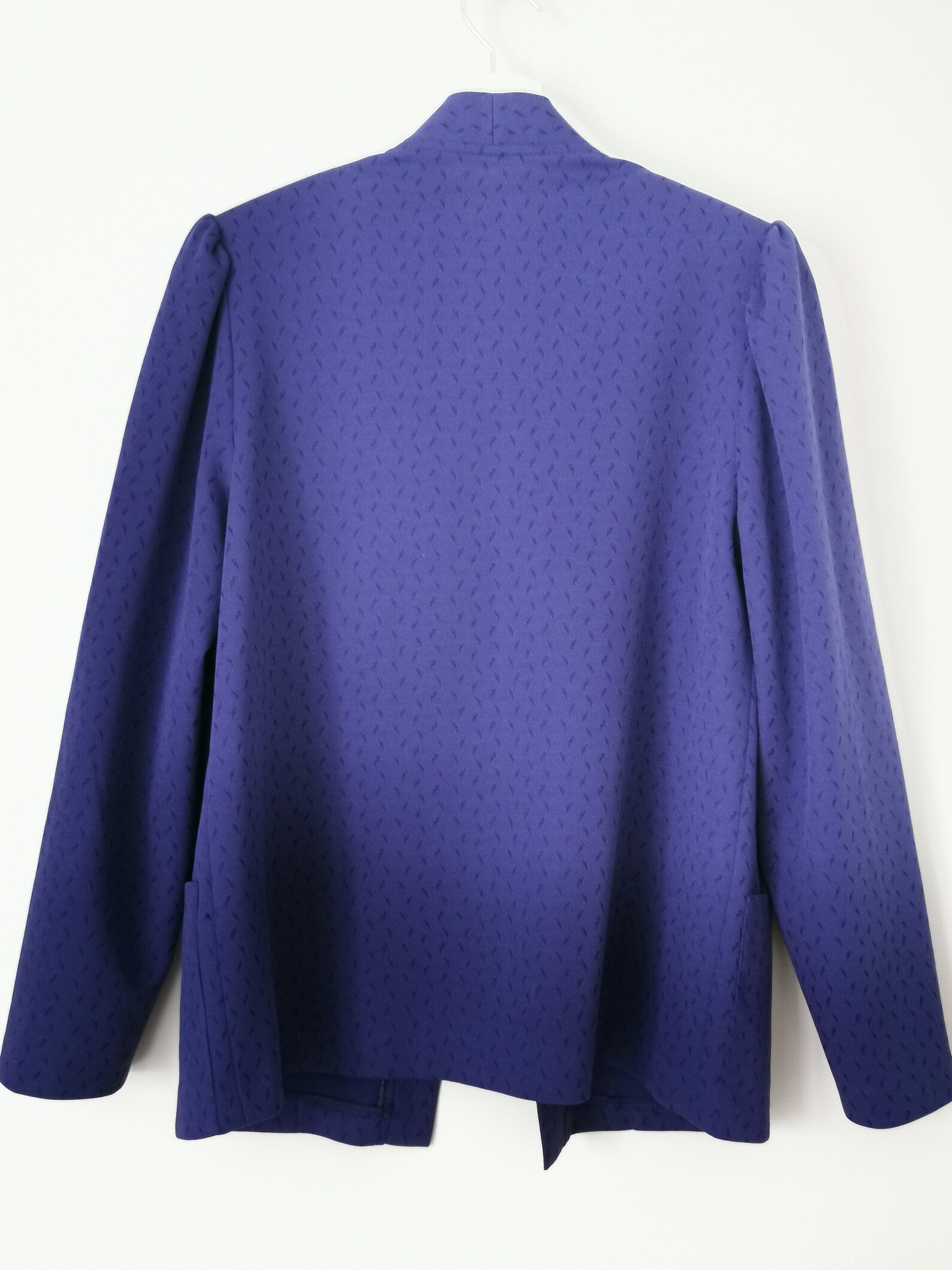 Vintage 90's Royal Blue Open Jacket Spring Blazer Leaf | Etsy