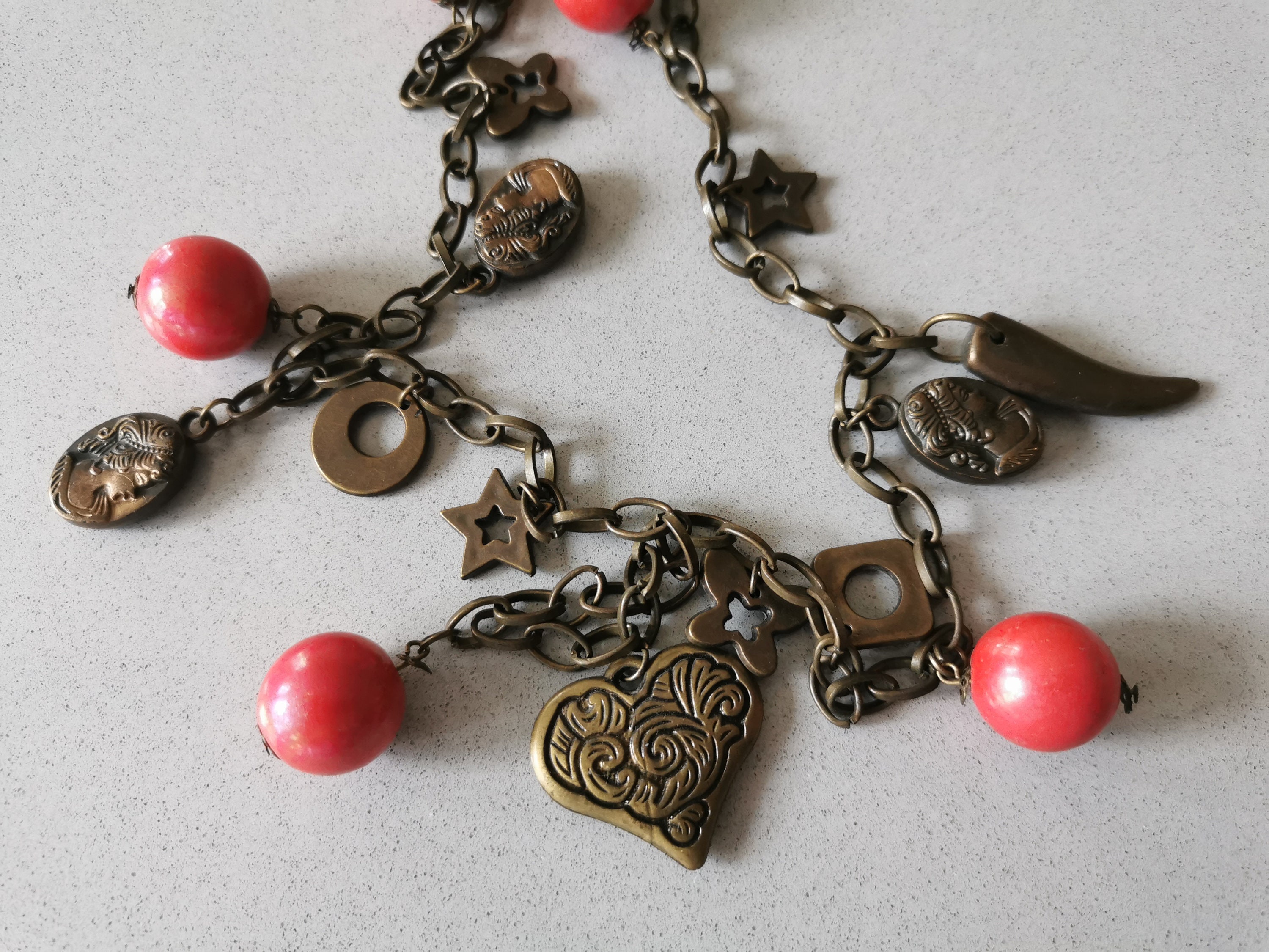 A Set of 3 Vintage Necklaces Colorful Necklaces Long - Etsy