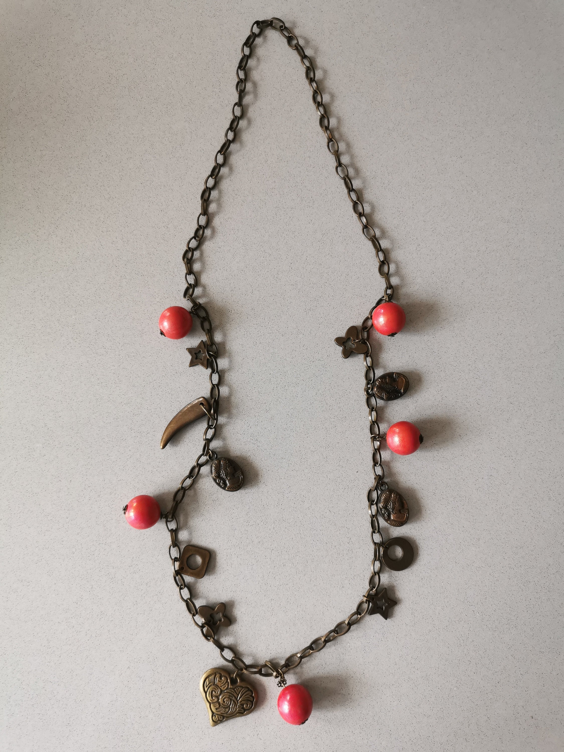 A Set of 3 Vintage Necklaces Colorful Necklaces Long - Etsy