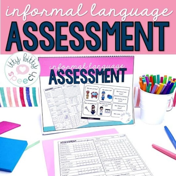Informal Language Assessment for Speech Therapy DIGITAL - Etsy