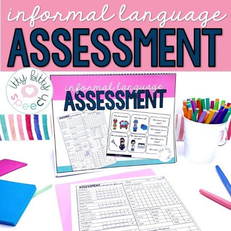 Informal Language Assessment for Speech Therapy DIGITAL DOWNLOAD - Etsy
