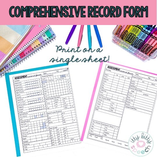 Informal Language Assessment for Speech Therapy DIGITAL DOWNLOAD - Etsy