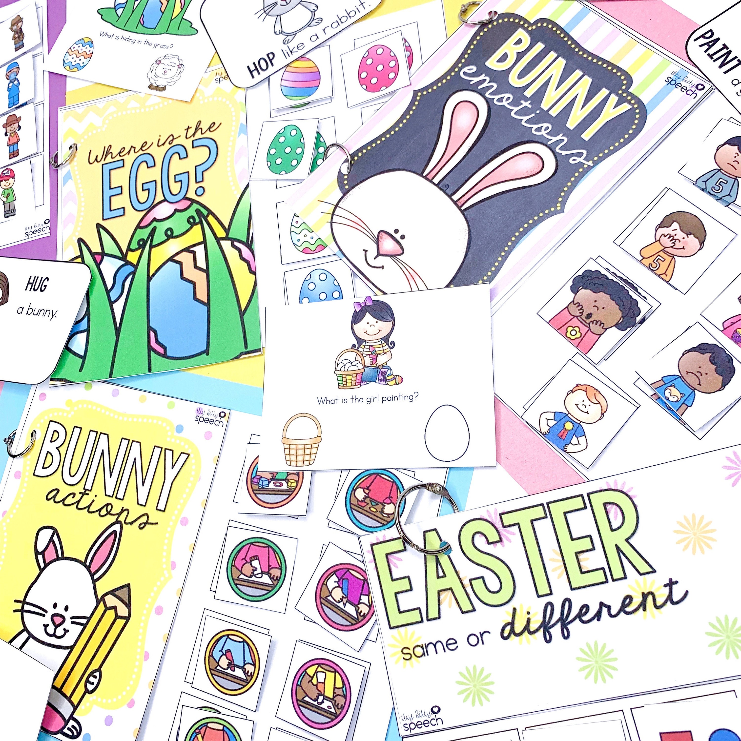 Easter Interactive Speech and Language Development Activities Perfect ...