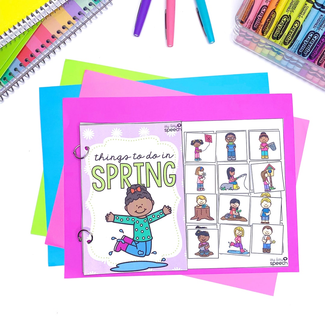 Spring Interactive Speech & Language Enrichment Activities Perfect for ...