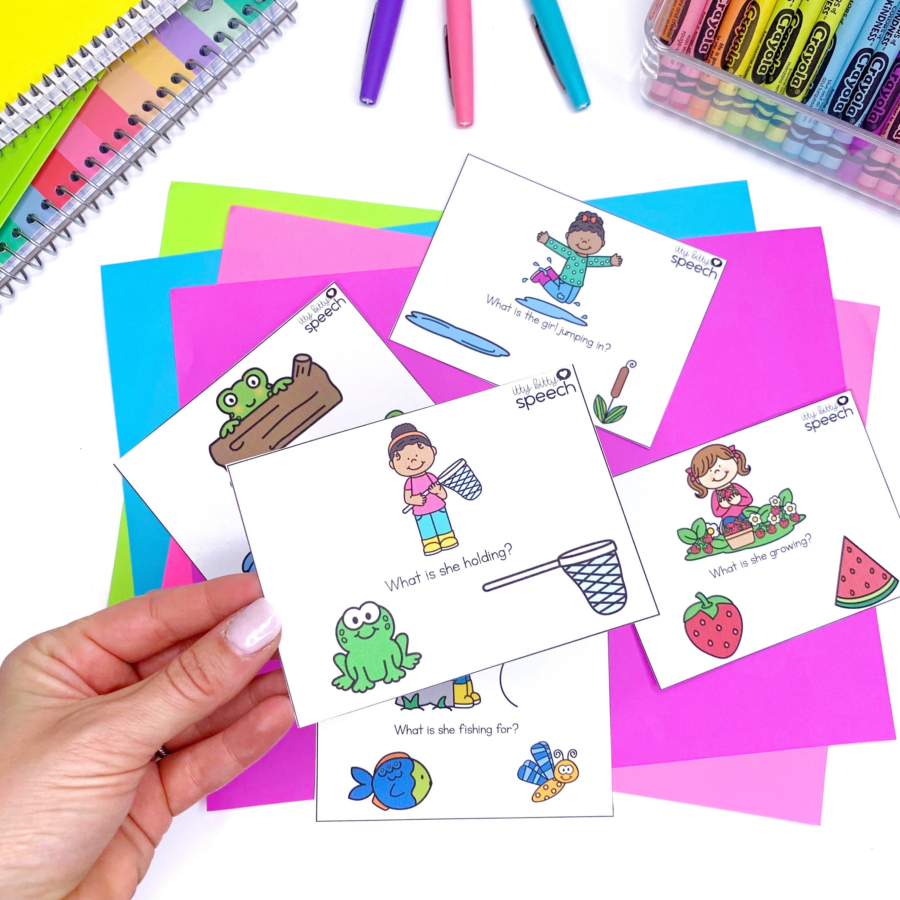 Spring Interactive Speech & Language Enrichment Activities Perfect for ...