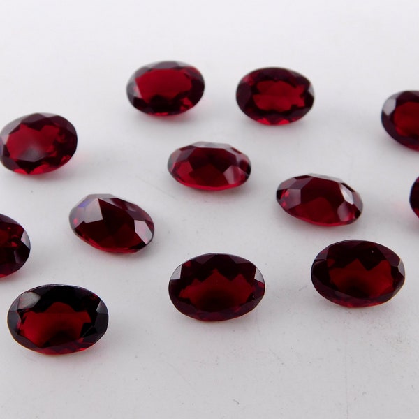Lab Created Garnet - Etsy