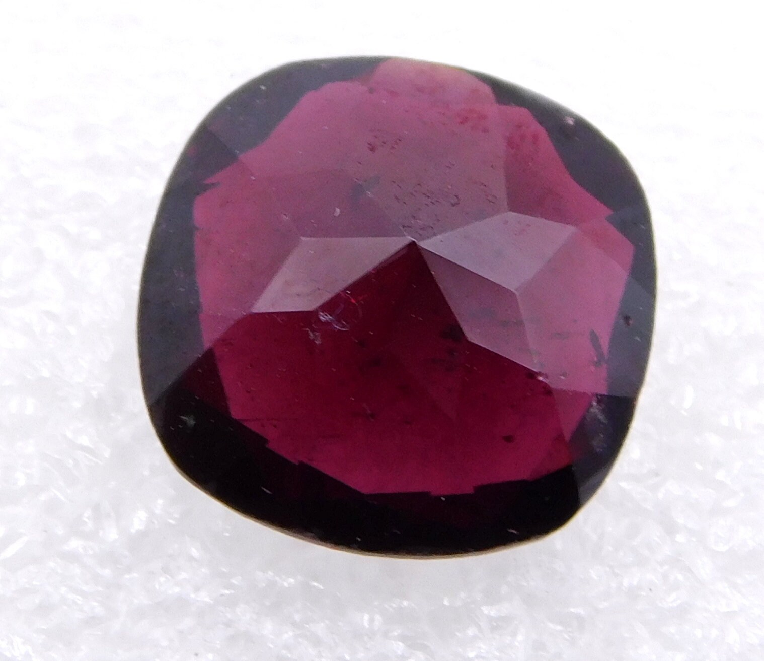 Natural Garnet Cushion Cut Loose Gemstone, 12 MM Cushion Garnet Stone ...