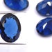 13x18 MM Benitoite Oval Cut Jewelry Loose Gemstone, Lab Created Faceted ...