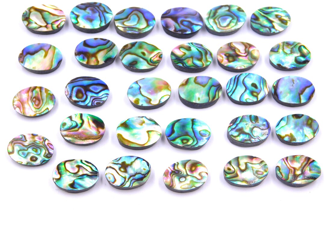 10x14 MM Natural Abalone Shell Oval Cab Lot Loose Gemstone, Handmade ...