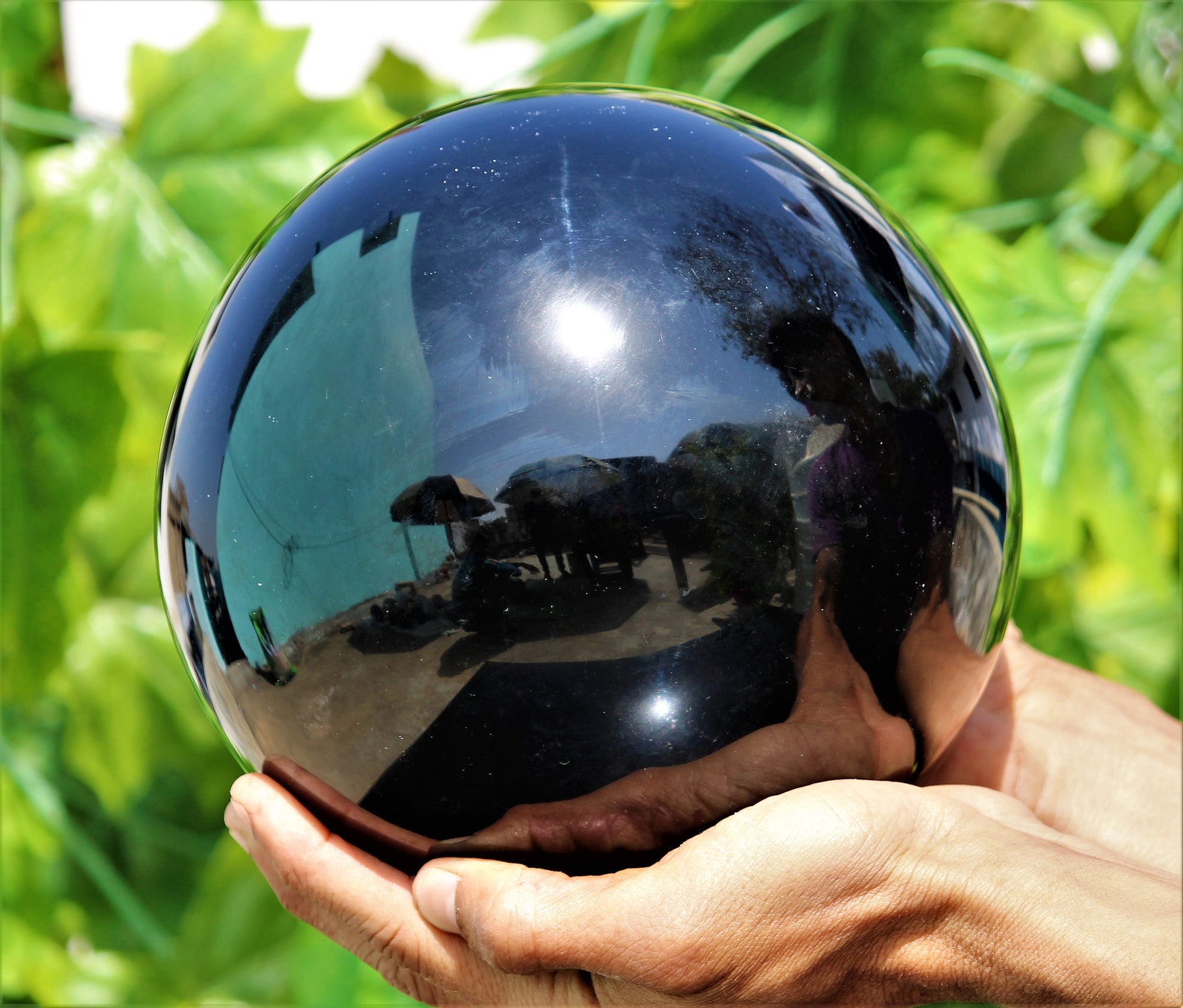 Beautiful Large 185MM Black Obsidian Stone Healing - Etsy