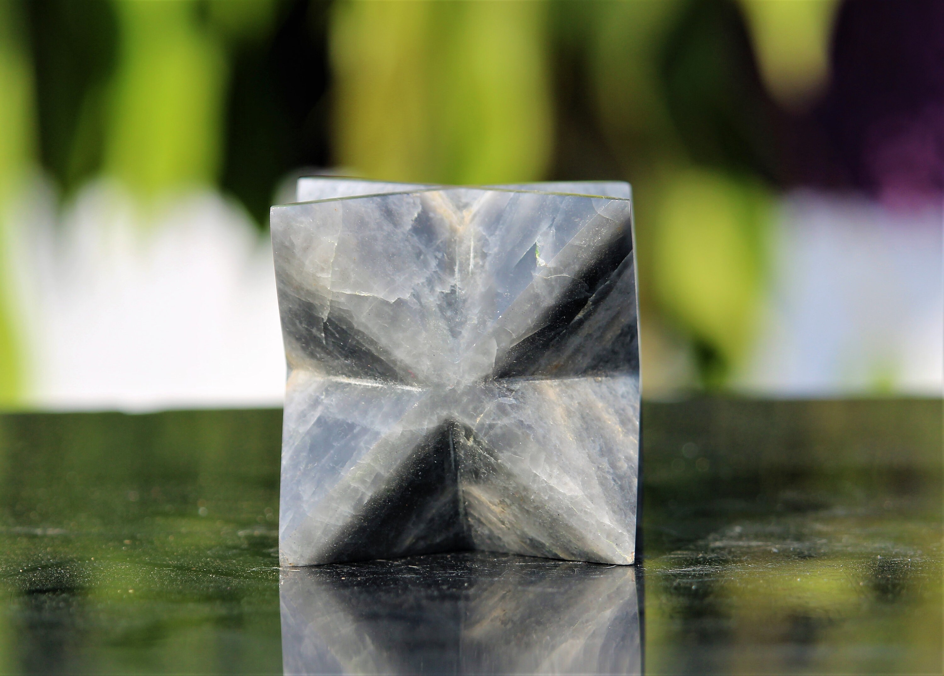 Beautiful Large 75MM Grey Moonstone Healing Charged | Etsy