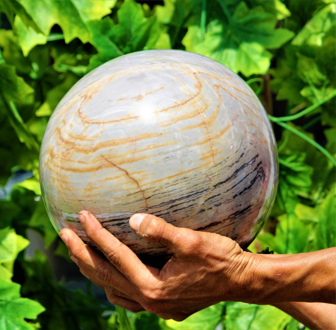 A Beautiful Huge 215MM Grey Brecciated Jasper Stone Healing - Etsy