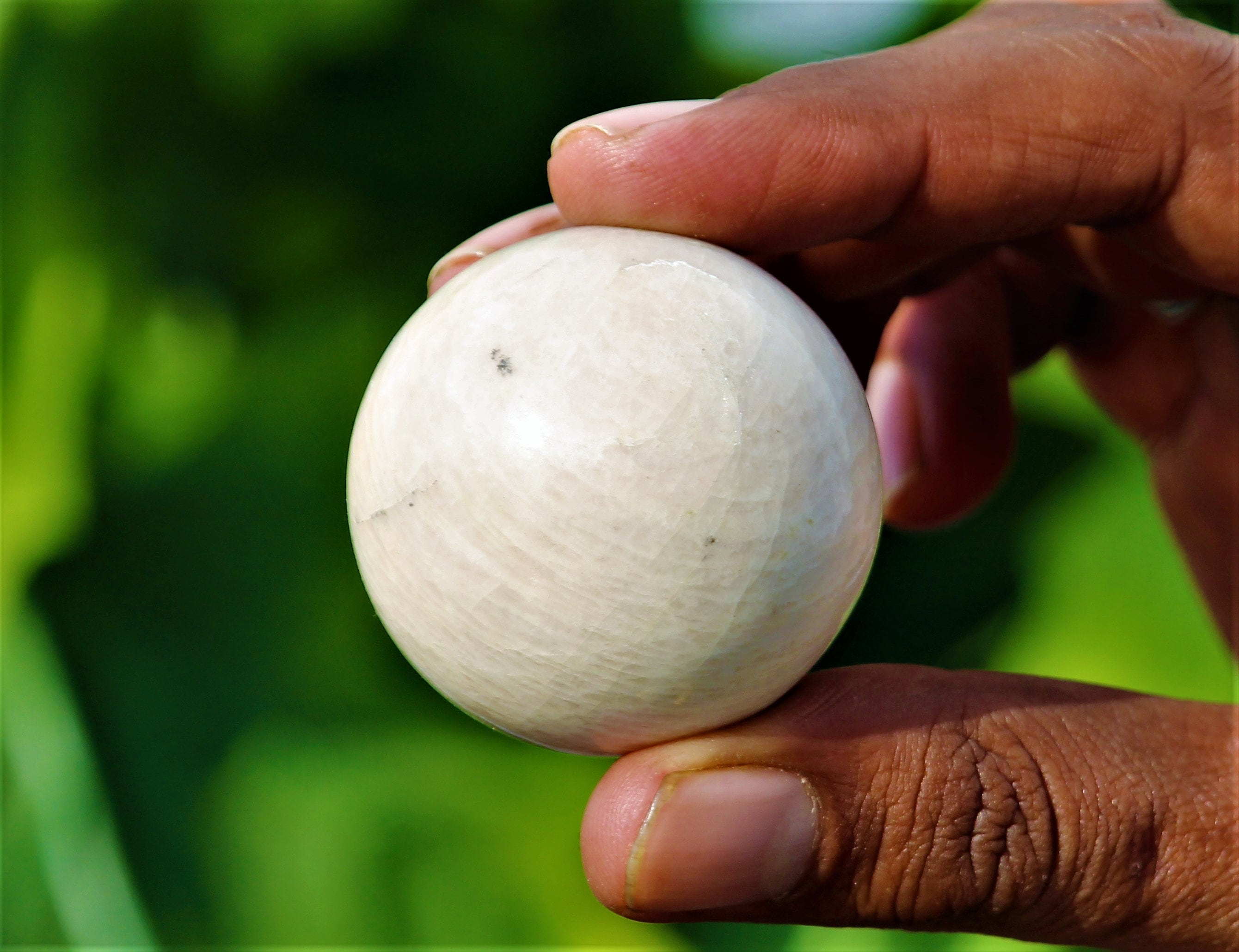 Beautiful Large 50MM Natural Milky and Peach Moonstone Stone - Etsy