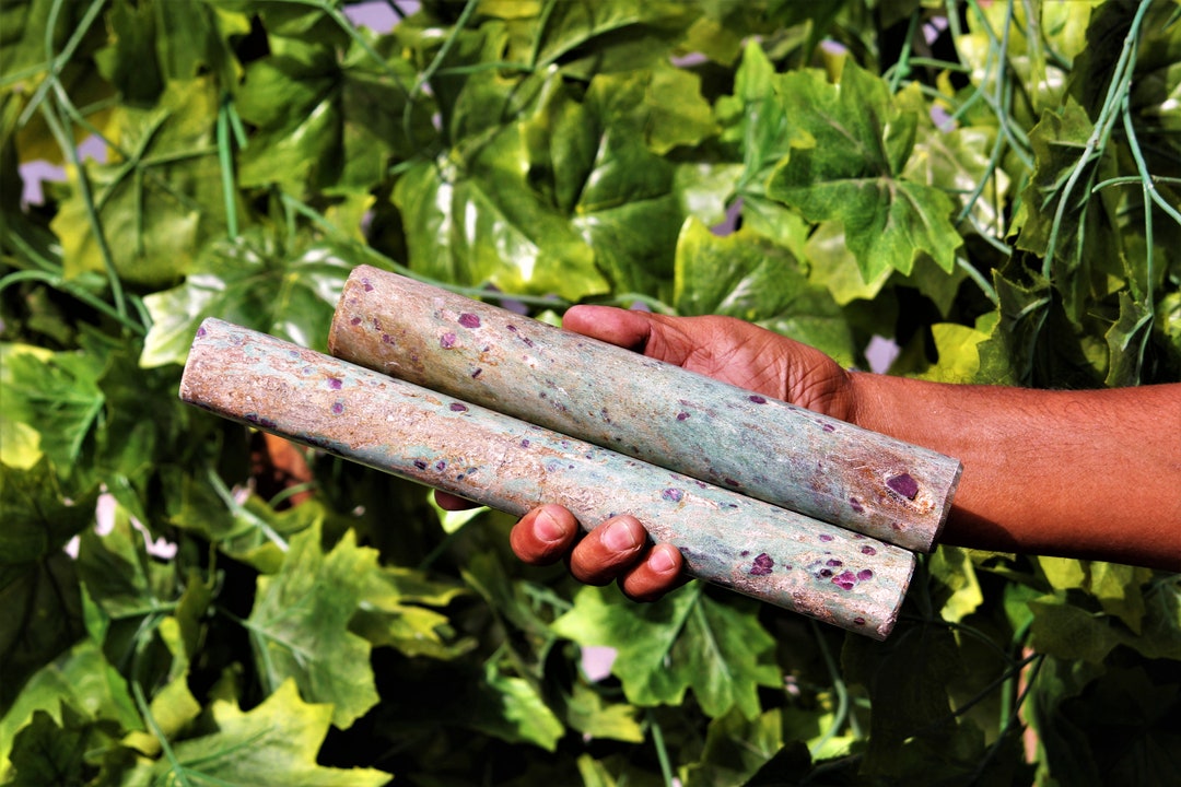 Amazing Large Green Ruby Fuchsite Stone Quartz Stone Hand Carving ...
