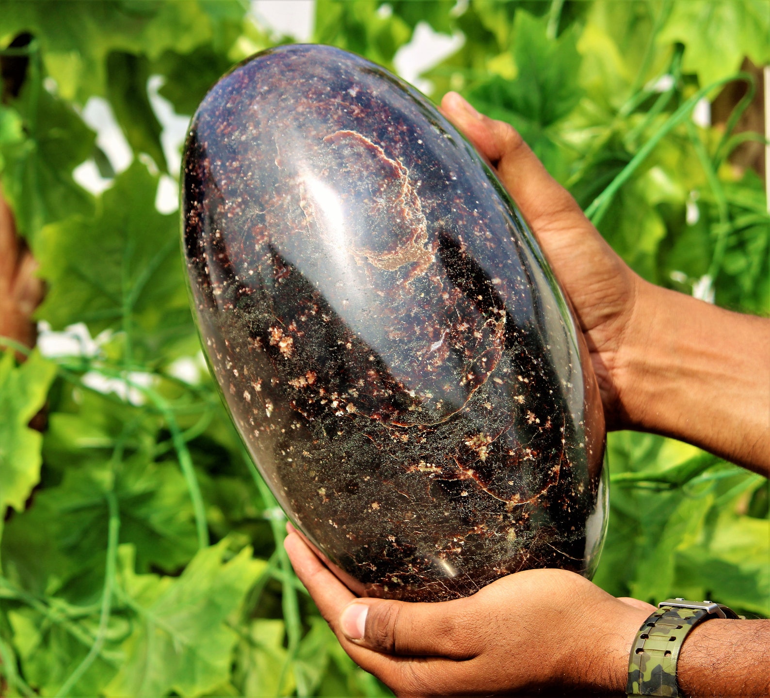 Beautiful Huge 270MM 27CM Natural Red Garnet Stone Healing - Etsy